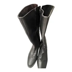 Fitzwell | Shoes | Fitzwell Black Leather Boots Extension For Calfs ...